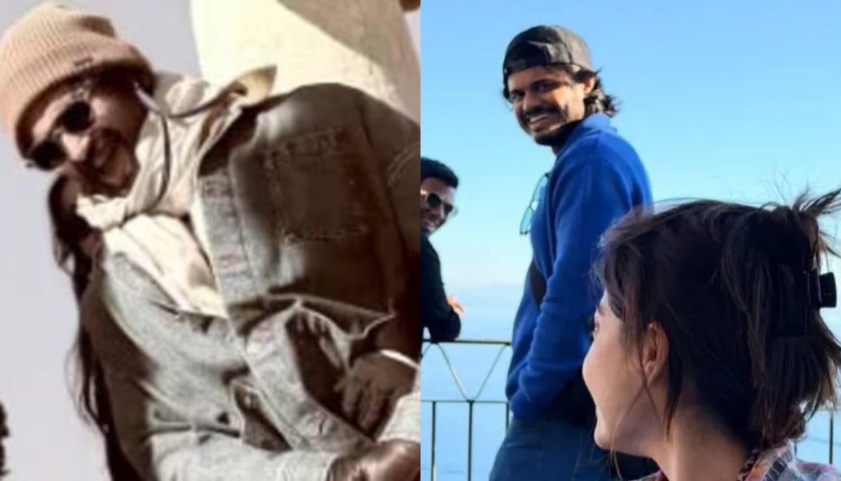 Rashmika Mandanna hugs Vijay Deverakonda in Rome New Year photos