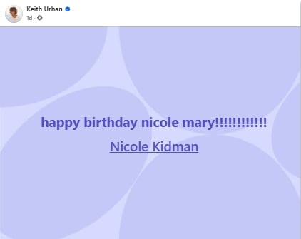 Nicole Kidman, Keith Urban reunite in spirit through sweet post-divorce ...